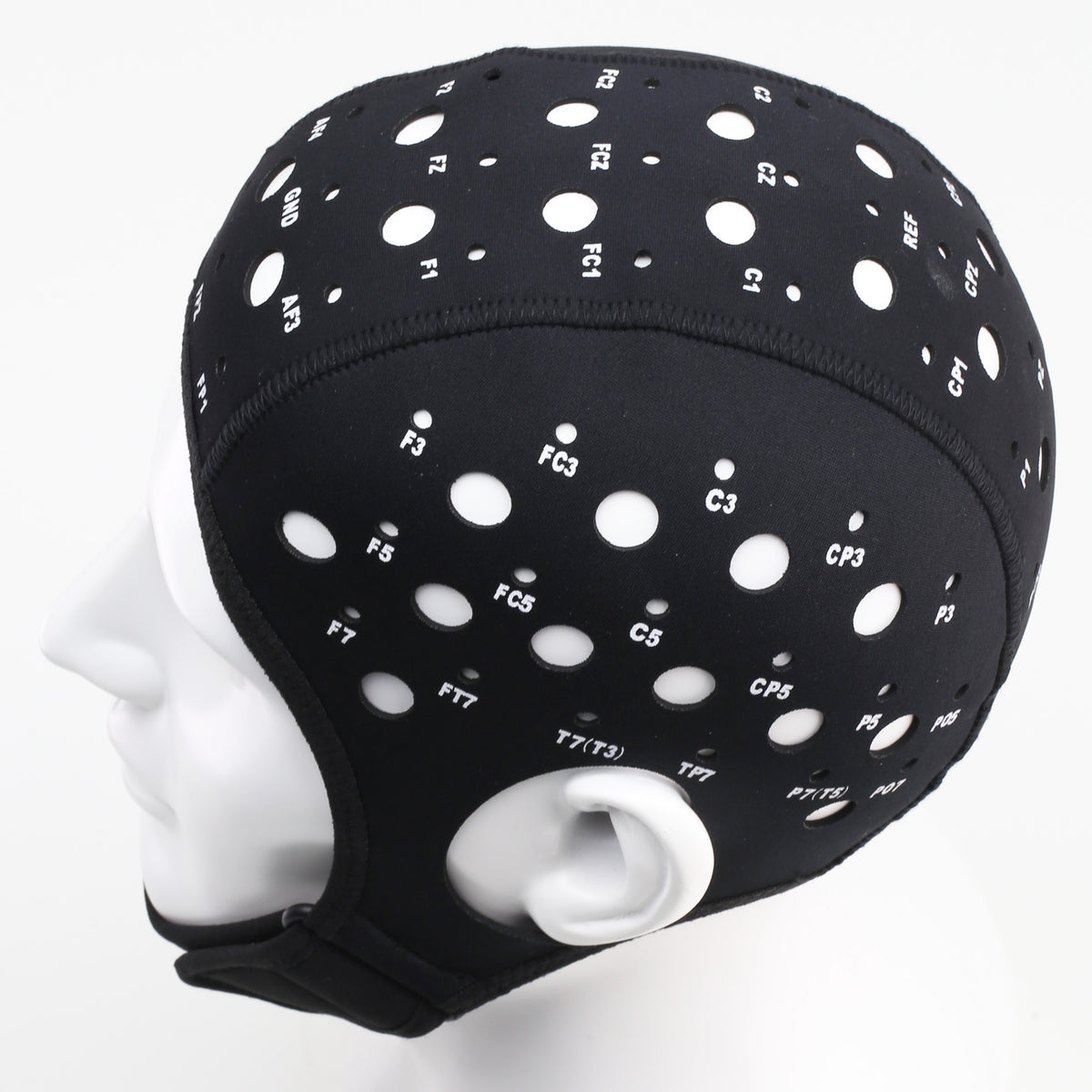 EEG 10-20 System Electrode Placement Cap, Size M, Reusable Elastic Hea ...