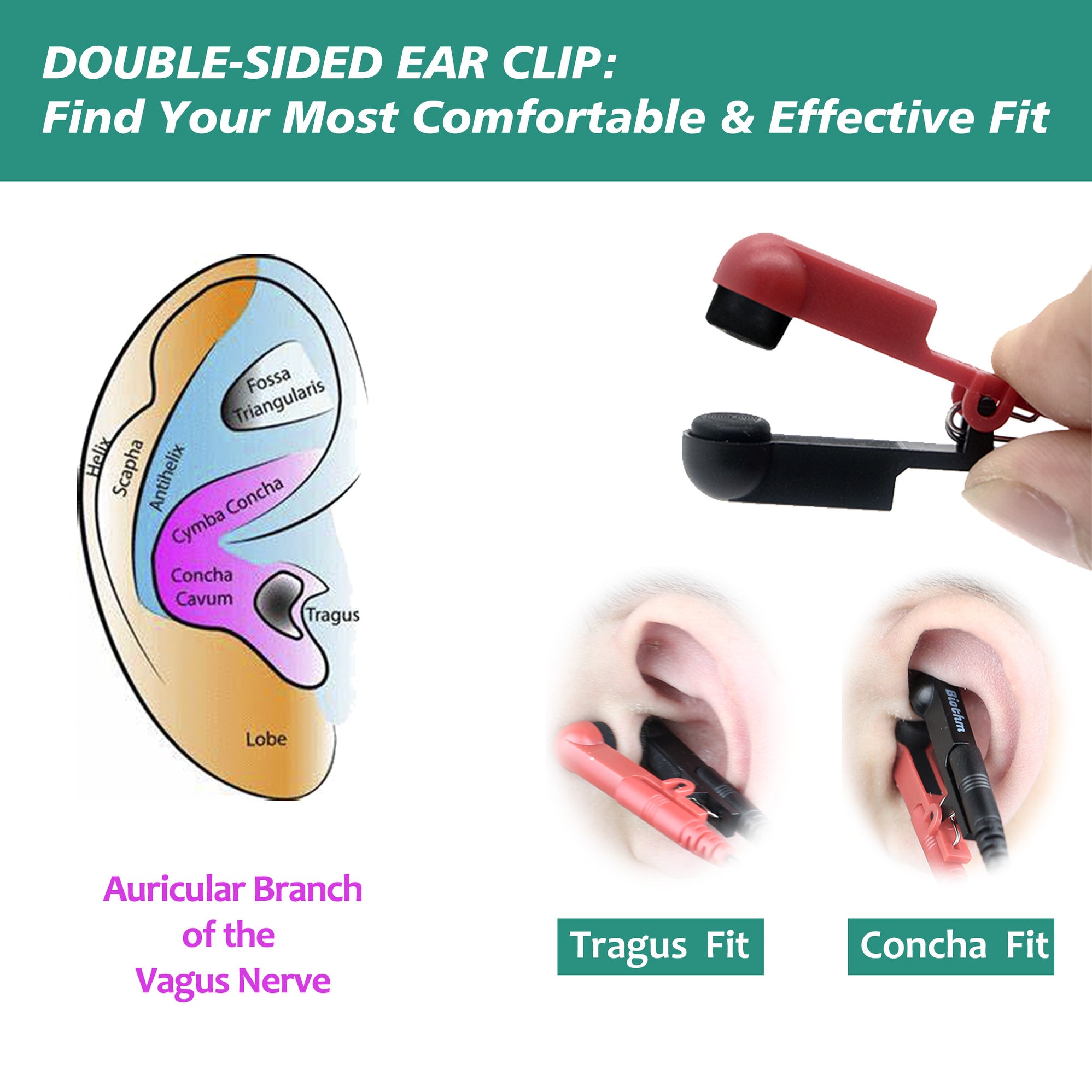 Biothm Pro Vagus Nerve Stimulation Device & tVNS Stimulator for Wellne ...